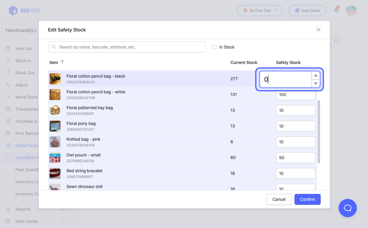 What's New: Low Stock Alerts by Location